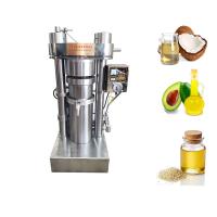 China Alloy High Efficiency Hydraulic Oil Press Machine 270mm Oil Cake Diameter For Sesame for sale