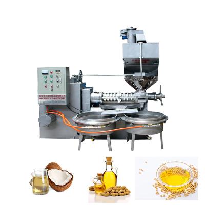 China Groundnut Cold Industrial Oil Press Machine 160kg / H Extraction 15kw Soya for sale