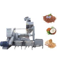 China Soybean Rapeseed Camellia Oil Processing Machine Screw Making 60 - 100 RPM Squeezer Speed for sale