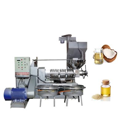 China Stable Performance Cold Press Oil Extractor / Sesame Oil Press Machine 1800 Kg Weight for sale