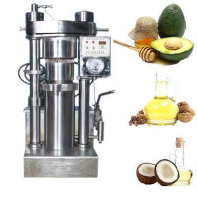 China Mini Type Hydraulic Oil Press Machine Cold Avocado Oil Milling Machinery for sale