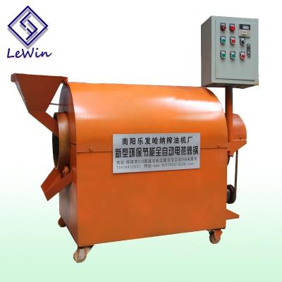 China Heating Peanut Roasting Machine Large Capacity Horizontal Cylinder Structure for sale