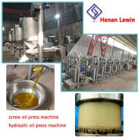 China High Capacity Small Oil Press Machine , Olive Oil Press Machine With 60Mpa for sale
