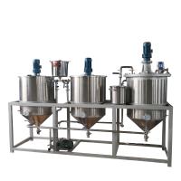China Three Tanks Oil Refinery Equipment , Palm Oil Refining Machine High Performance for sale