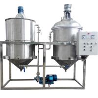 China Two Tanks Oil Refinery Machine 1.5 Kw Power Low Noise For Crude Edible Oil for sale