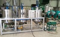China Three Tanks Oil Refinery Equipment , Palm Oil Refining Machine High Performance for sale