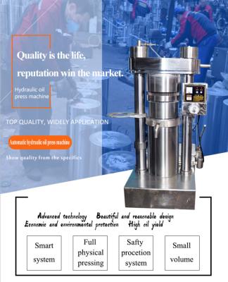 China High capacity 6YY model oil presser hydraulic oil making machine for healthy oil for sale