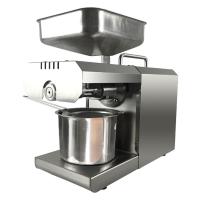 China 110 V Home Oil Press Machine Screw Cold Press Oil Processing Equipment for sale