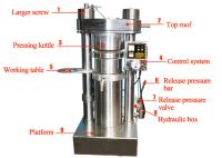 China High capacity 6YY model oil presser hydraulic oil making machine for healthy oil for sale