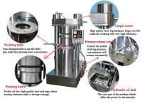 China Alloy Wear Resisting Small Hydraulic Oil Press Machine 4kg / Batch Capacity for sale