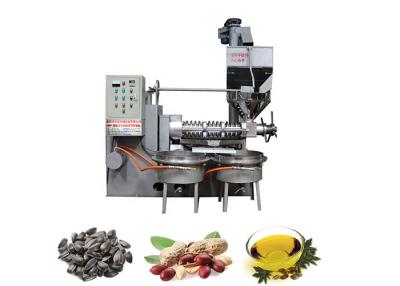China 180 - 300kg/H Capacity screw press machine Rapeseed Oil Expeller Machine for sale