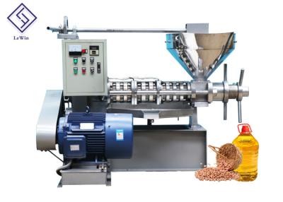 China Screw Groundnut Oil Extraction Machine Industrial Oil Presser 1980 Kg Weight for sale