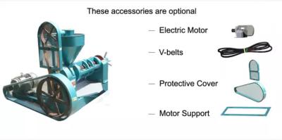 China 30 - 40 R / Min Screw Type Press Machine / Cold Press Oil Extractor Easy Operation for sale