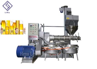 China 400 - 760kg/H Screw Oil Press Machine 37kw Power 380v 1980kg Weight for sale