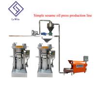China Stable Industrial Oil Press Machine Hot Pressed Sesame Oil Extractor Machinery for sale