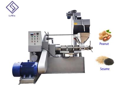 China Screw Type Cooking Oil Making Machine / Nut Oil Press Machines 37kw Power for sale
