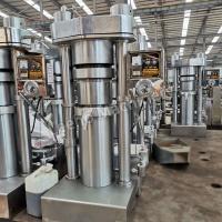 China 185mm Oil Cake 60Mpa 4kg/Batch Olive Oil Press Machine for sale