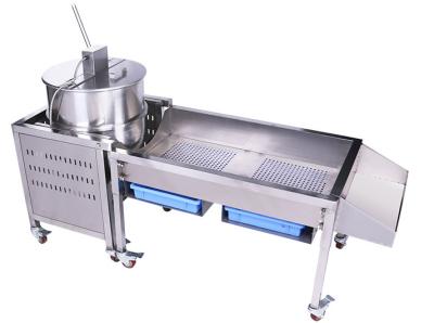China Spherical Kettle Caramel Popcorn Making Machine With Gas Heating for sale