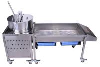 China Spherical Kettle Caramel Popcorn Making Machine With Gas Heating for sale