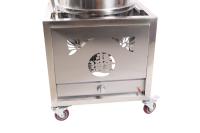 China Automatic Gas Heating Spherical Caramel Popcorn Making Machine Electric for sale