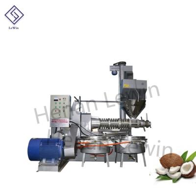 China Coconut Oil Pressed Sunflower Oil Extraction Machine 30 Kw With Filter System for sale