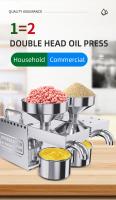 China Mini Oil Expeller Machine 110v For Muastard Oil 304 Stainless Steel for sale