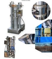 China Cold  Oil Press Machine 6YY - 270 Line Hydraulic 1230 Kg Industrial Oil Presser for sale