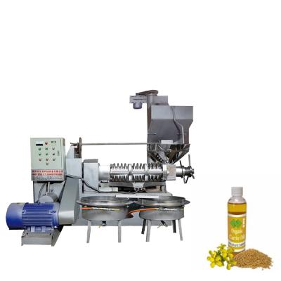 China Soya Seed Oil Press Machine Automatic 300 Kg / H Hot Mustard Seed Presser Filter for sale
