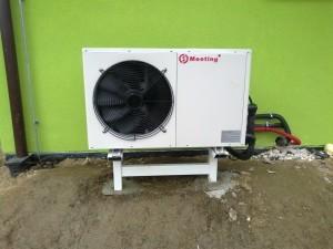 China High Efficiency Electric Air Source Heat Pump 380V / 220V / 50HZ High Water Temperature Outlet for sale