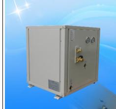 China 21KW 380V Split System Heat Pump Stainless Steel Shell Hot Water Cooling And Heating for sale