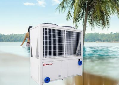 China Spa Sauna Swimming Pool Heat Pump Water Heater 84kw High Temperature 55°C Bubble Pool Heat Pump for sale
