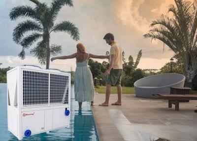 China ROHS Swimming Pool Heat Pump 84KW 38 Degree Air Source Heat Pump Water Heaters for sale