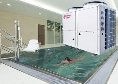China 50KW Meeting Heat Pump Air To Water For Swimming Pool 32 Degree Water Temperature for sale