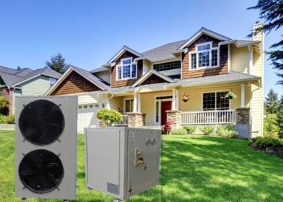 China Meeting Split Unit Heat Pump Air To Water 21KW For House Spa Sauna Pool Water Heating system for sale