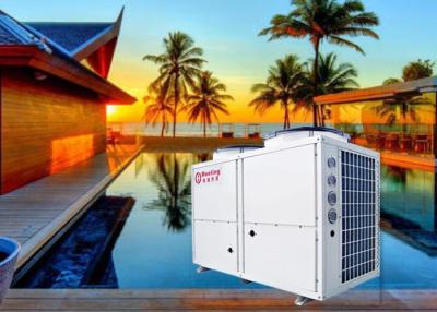 China LCD Finger Touch 42KW Air To Water Heat Pump Copper Thick 0.8 Mm for sale