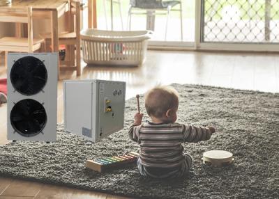 China Cold Climate EVI Indoor Split Inverter Heat Pump For DHW Heating With Wireless Controller for sale