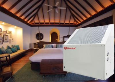 China Meeting 3P 12KW Galvanized Sheet Monobloc Air Source Heat Pump 220V Pool Spa Sauna Water Heaters for sale