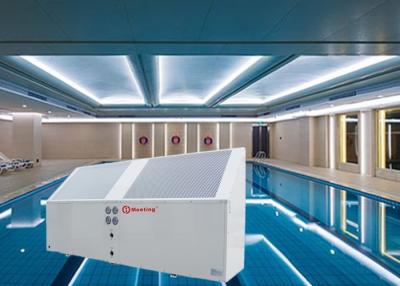 China Meeting High COP 42KW Low noise EVI Air to Water heat pump used in Hotels Sauna Spa and swimming pool heater for sale
