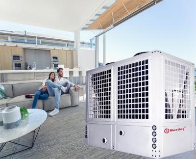 China Super Mute 52KW High Temp Air Source Heat Pump Freestanding LCD Finger Touch for sale