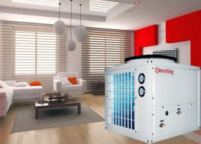 China Electric Air To Water Heat Pump 3P Top Blowing Valley Wheel 380V High Temperature for sale
