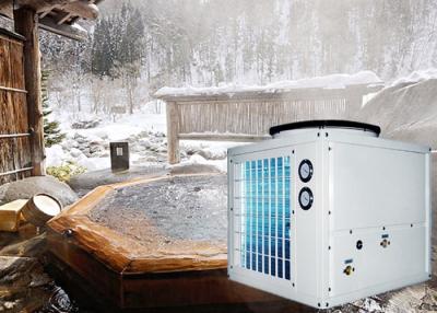 China Automatically Defrosting Air Source Heat Pump Water Pump Top Blown Evi High Temperature Hot Tubs 8kw for sale