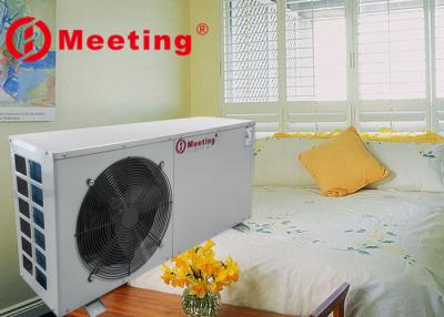 China 4.8KW Air To Water Heat Pump With Radiator Heating System Gray White Color Galvanized Sheet for sale