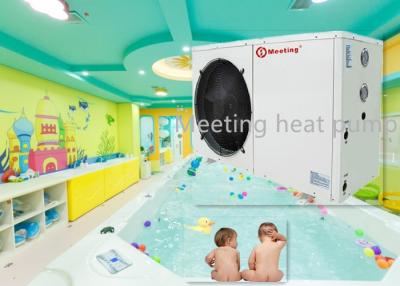 China 380V Swimming Pool Heat Pump For Baby Spa Sauna Bubble Pools Air To Water With 12KW Water And Electricity Separation for sale
