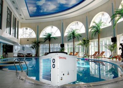 China Swimming Pool Constant Temperature Heat Pump EVI Air Source Trinity Heat Pump for sale