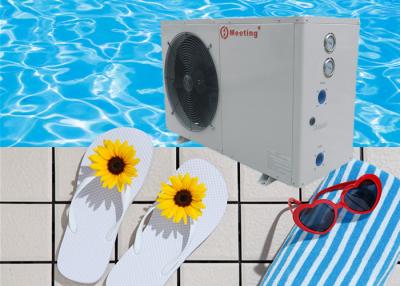 China Multifunctional Air Source Swimming Pool Heat Pump Water Heater Blue 3P 14KW for sale
