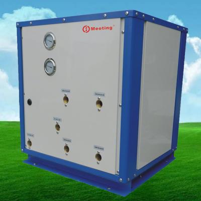 China 50kW+ 380V Geothermal Water To Water Heat Pump For Heating And Cooling for sale