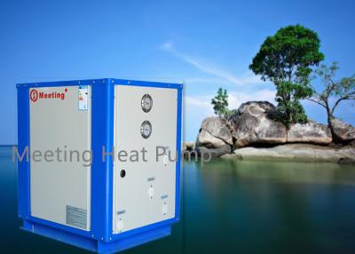 China Meeting 12KW Geothermal Ground Source To Water Heat Pump Heating Thermostat With Compressor for sale