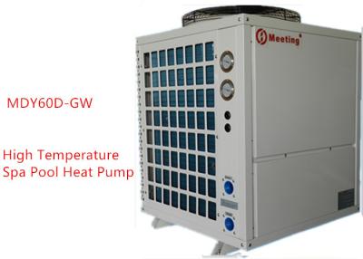 China Meeting High Temperature Spa Swimming Pool Machine , 21 KW Air Source Heat Pump Water Heater for sale