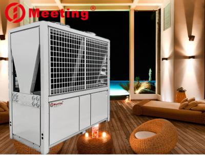 China Meeting MD300D 84KW Automatic Controller Electric Air To Water Heat Pump Galvanized Steel Sheet Structure Safe & Comfort for sale