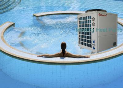 China Top Blow 25KW Swimming Pool Heat Pump Water Heater Constant Temperature 28 - 38 Degree for sale